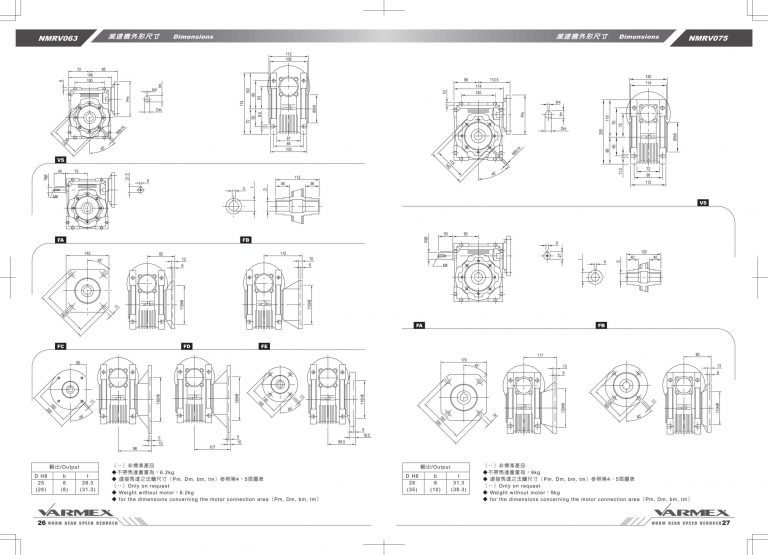 VARMEX Worm Geared Motors And Worm Gear Units – FS DRIVE SYSTEM SDN. BHD.