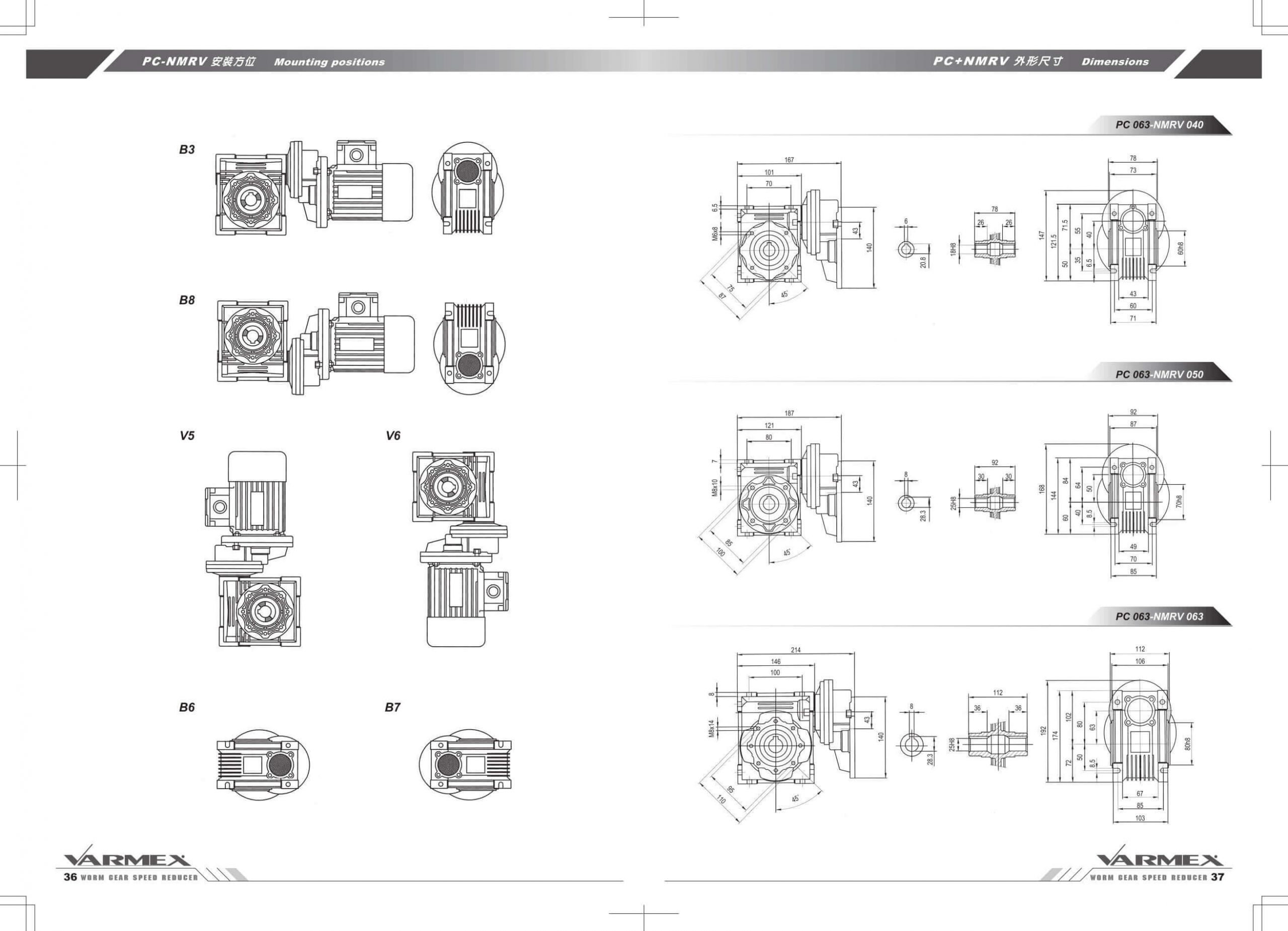 VARMEX Worm Geared Motors And Worm Gear Units - FS DRIVE SYSTEM SDN. BHD.